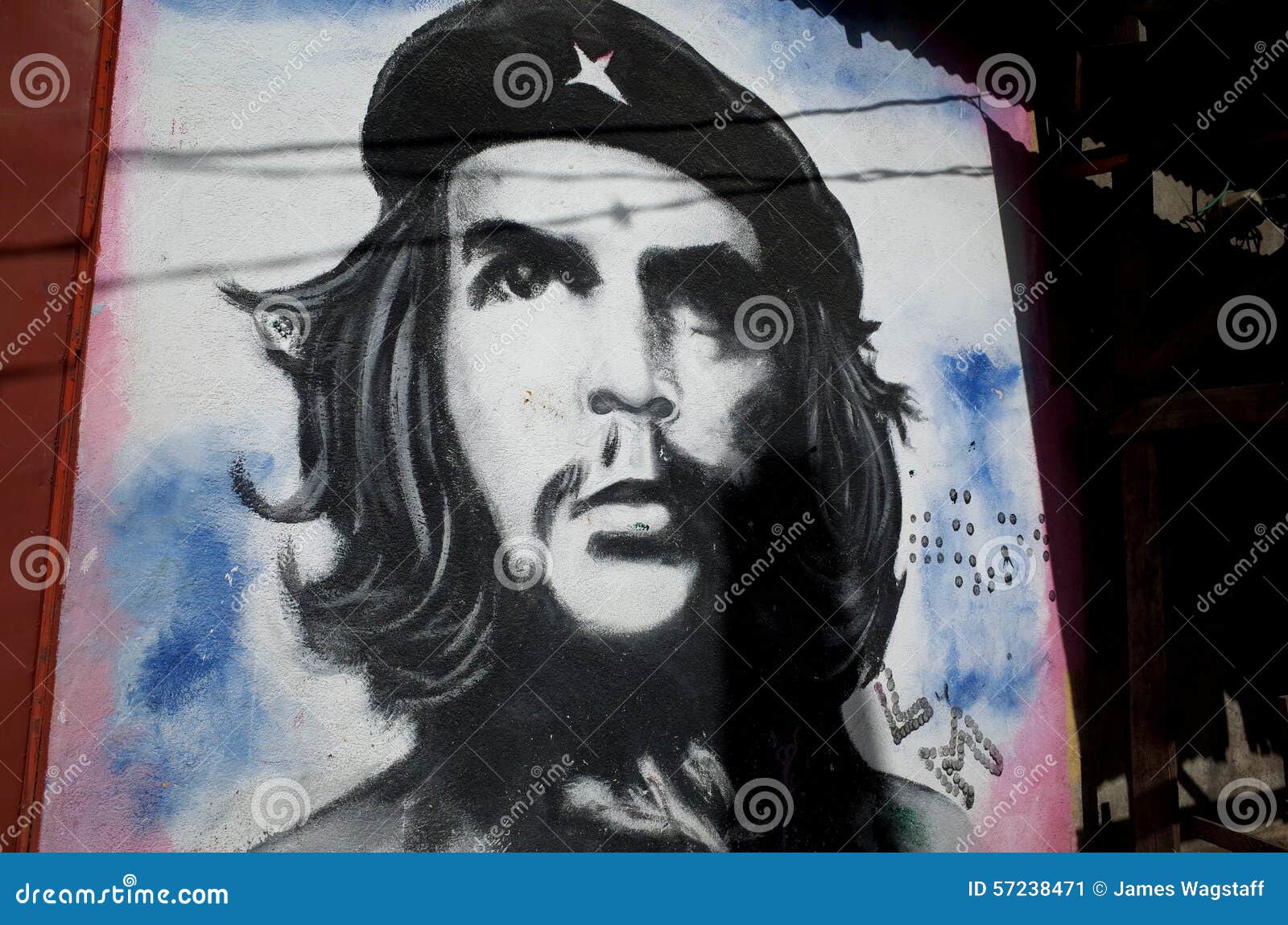 Che Guevara Mural photo éditorial. Image du central, propagande - 57238471