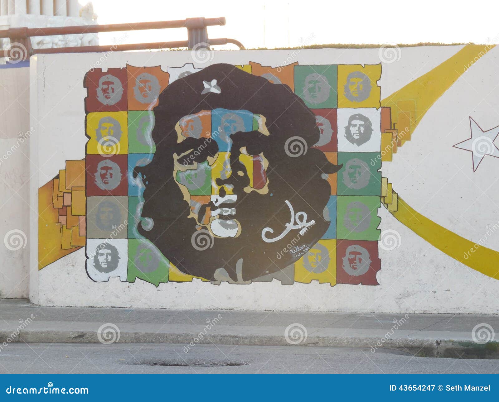 Che Guevara Street Mural redaktionelles stockfotografie. Bild von ...