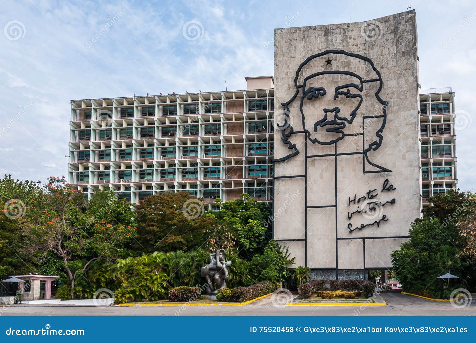 Che Guevara on the Wall in Havana, Cuba Editorial Stock Photo - Image ...