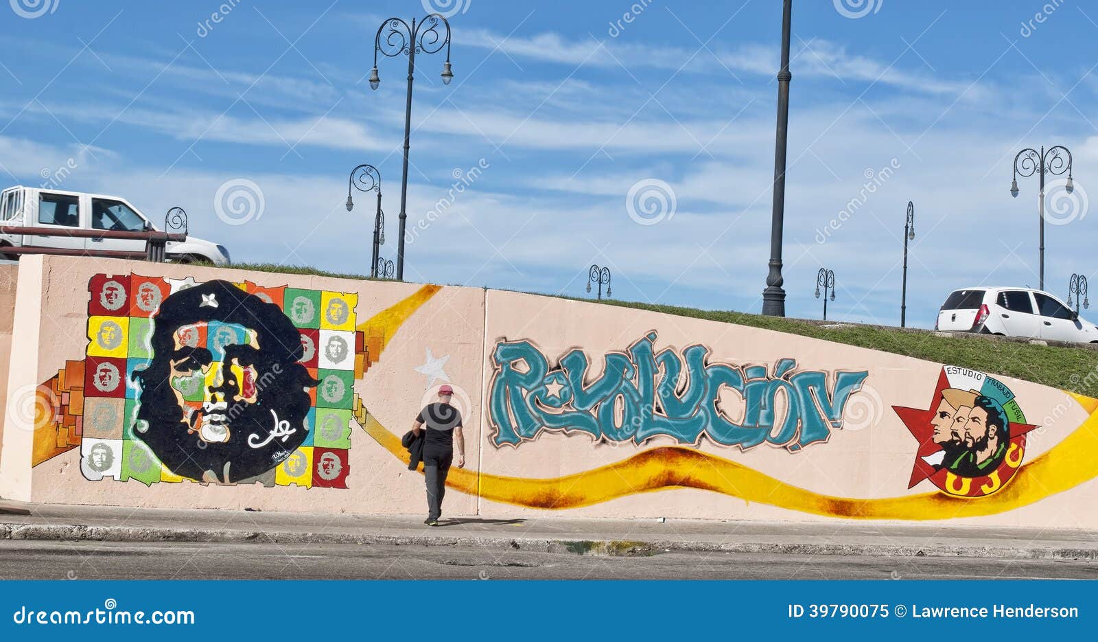 Che Mural editorial image. Image of castro, revolucion - 39790075