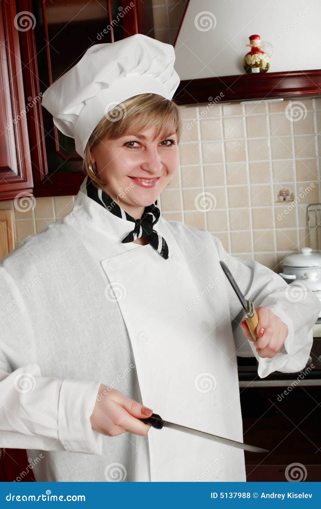 Cheaf cook stock photo. Image of fresh, meat, diet, entree - 5137988