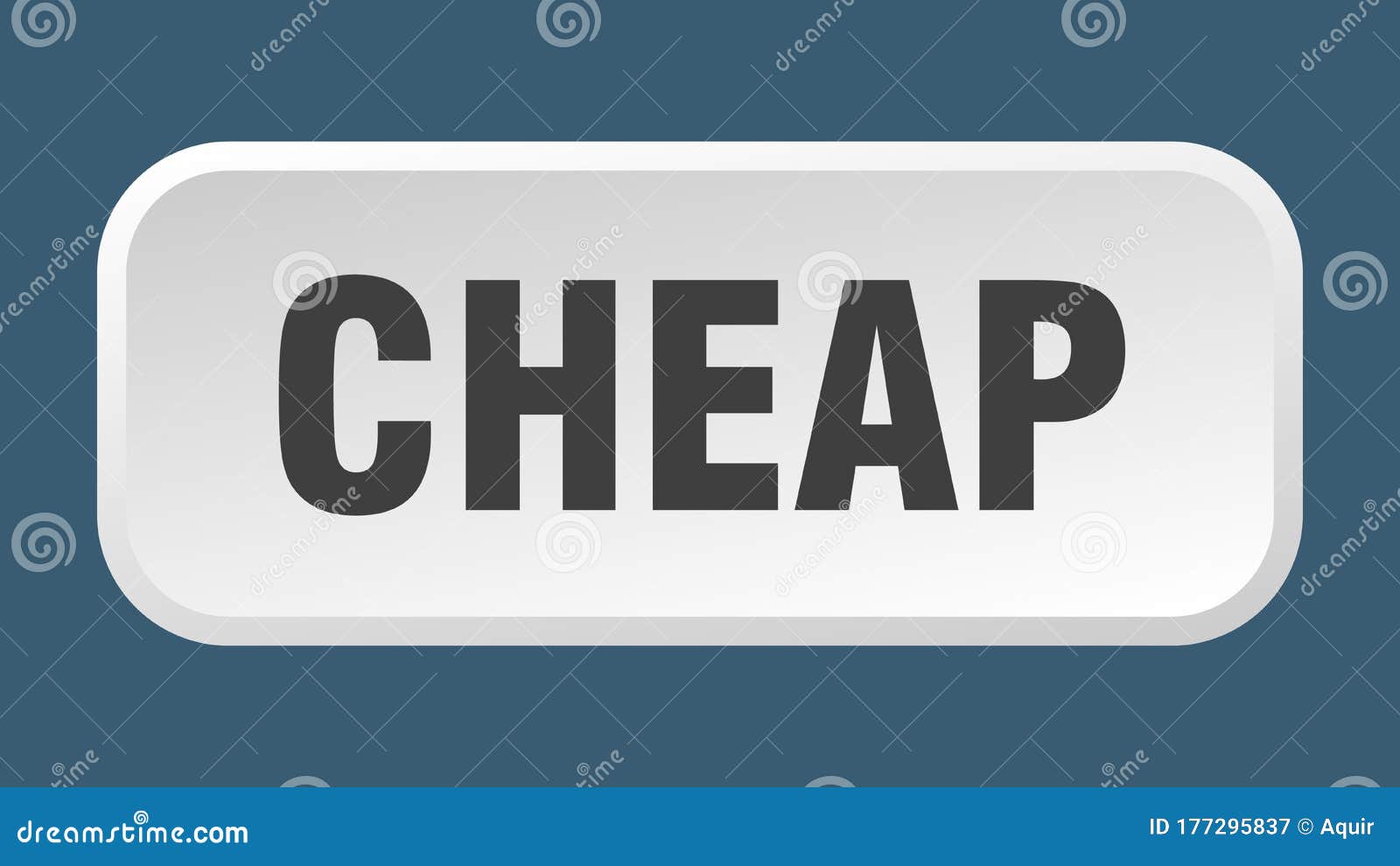 Cheap Button. Cheap Square 3d Push Button Stock Vector - Illustration ...