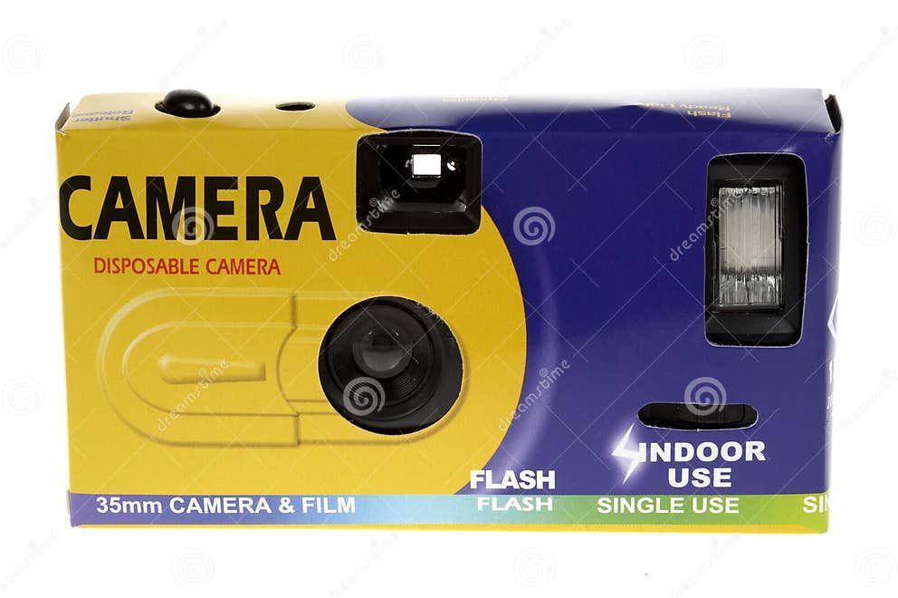 Cheap disposable camera stock image. Image of cheap, plastic - 485817
