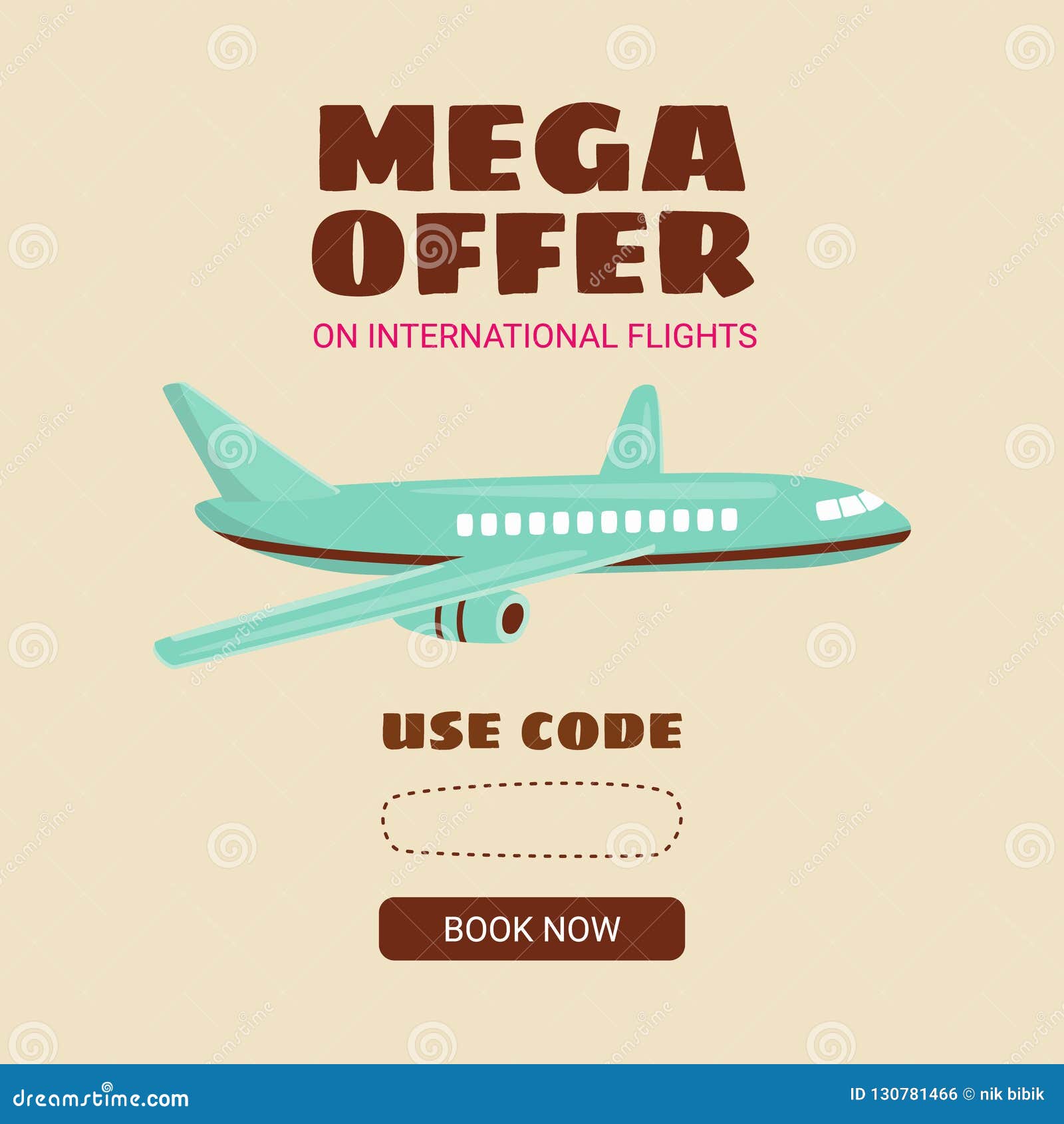 Cheap Flights. Flight Concept. Offer Flights. Inscription - Big Sale ...