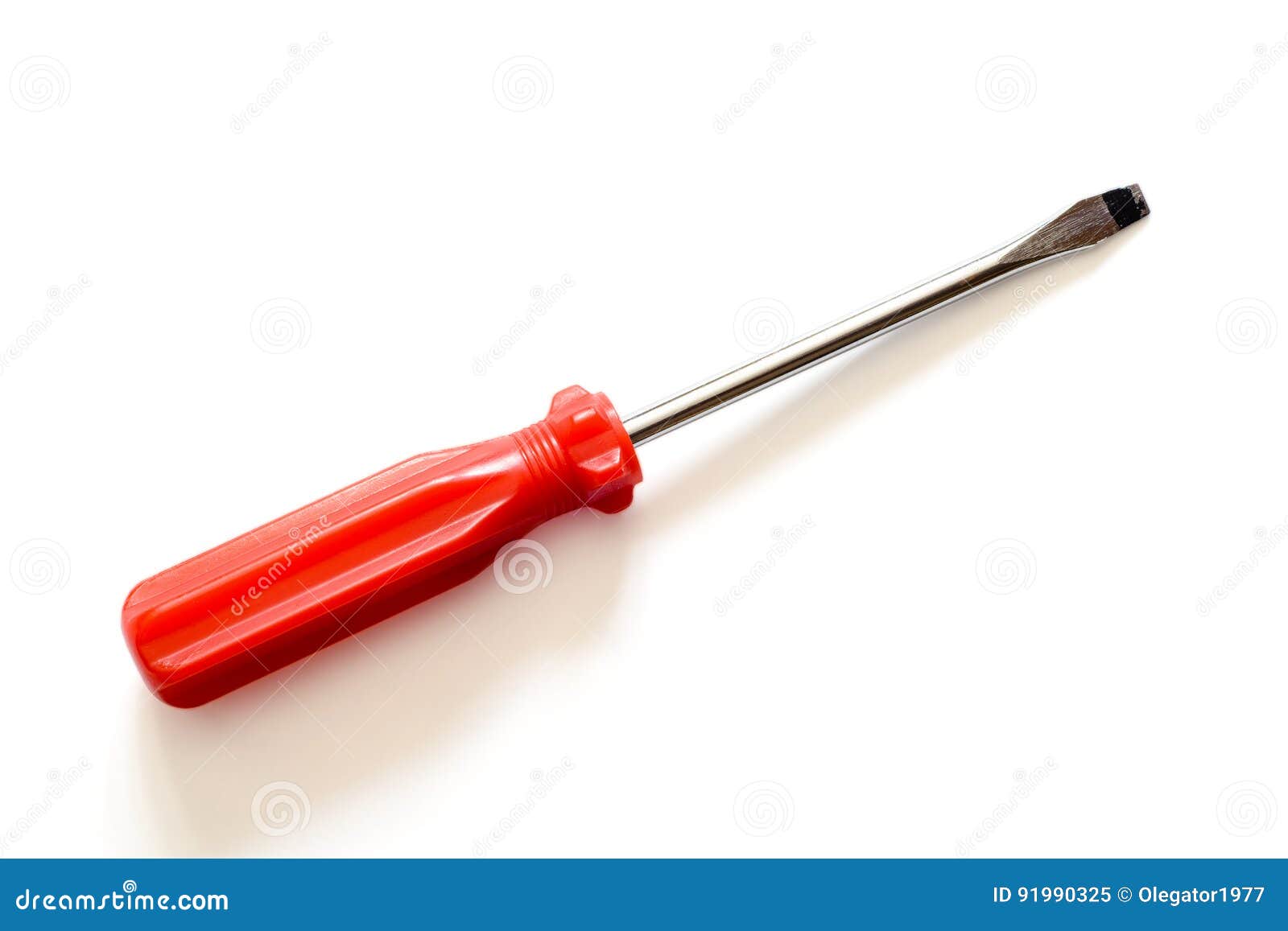 Cheap screwdriver stock image. Image of background, isolated - 91990325
