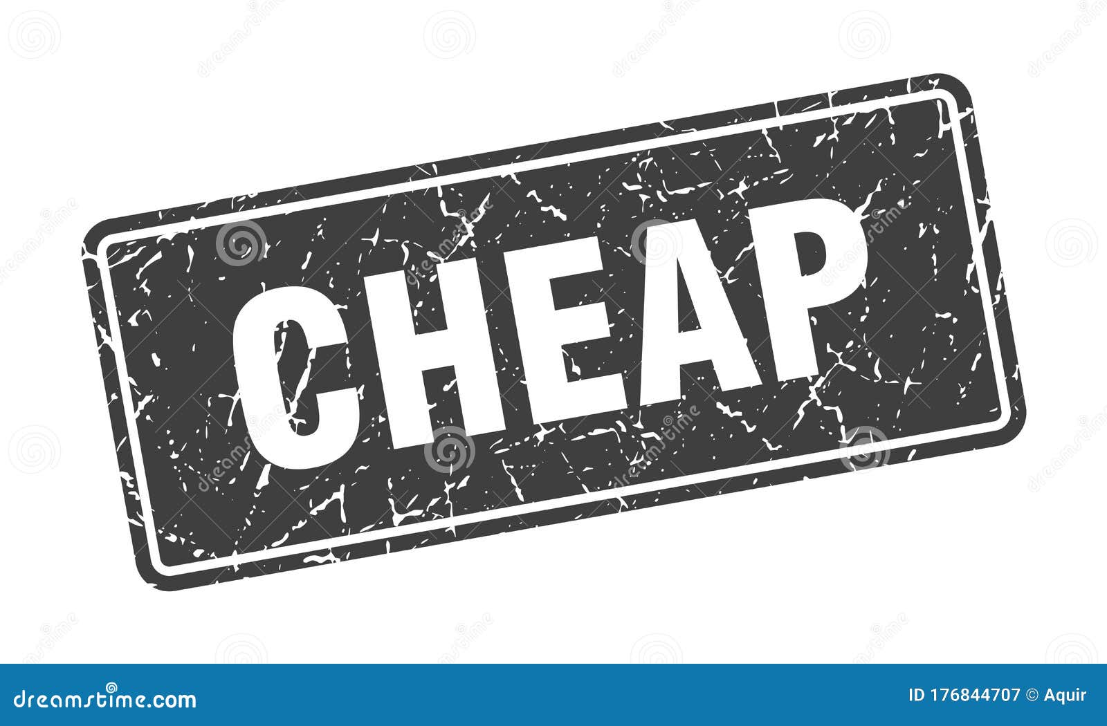 Cheap Sign. Cheap Grunge Stamp Stock Vector - Illustration of black ...