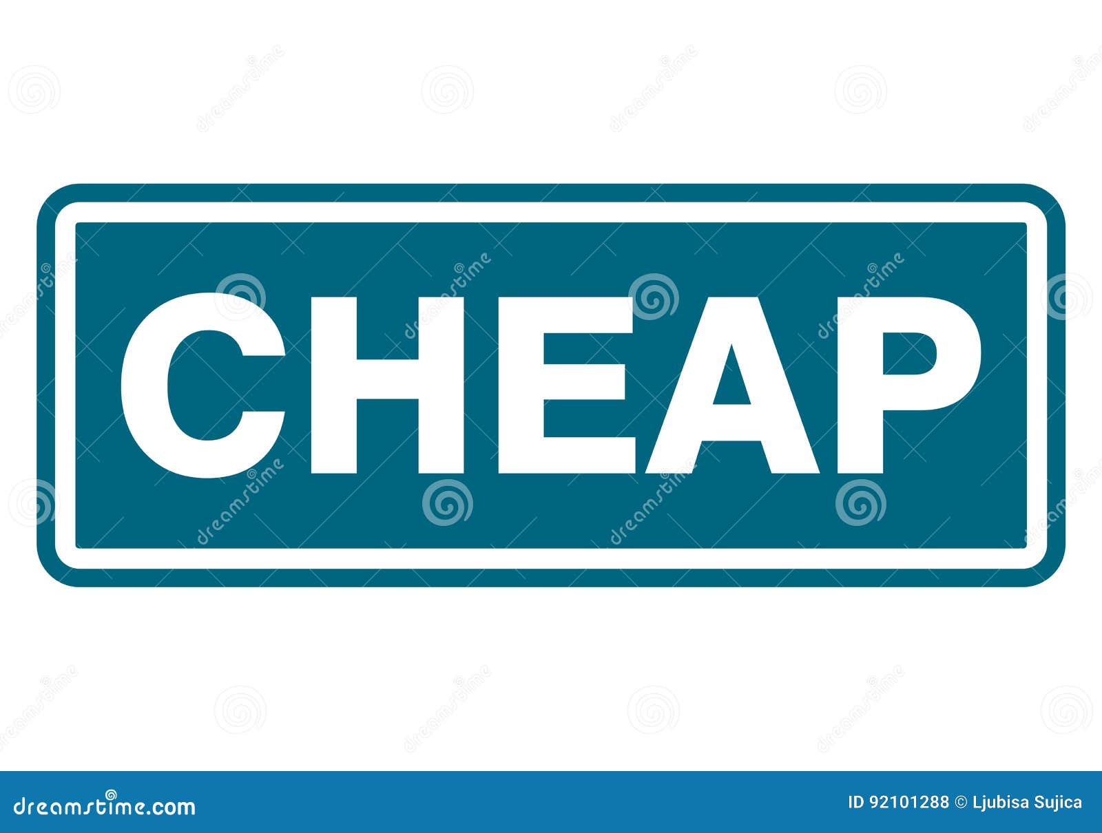 Cheap sign, icon, stamp stock vector. Illustration of stamp - 92101288