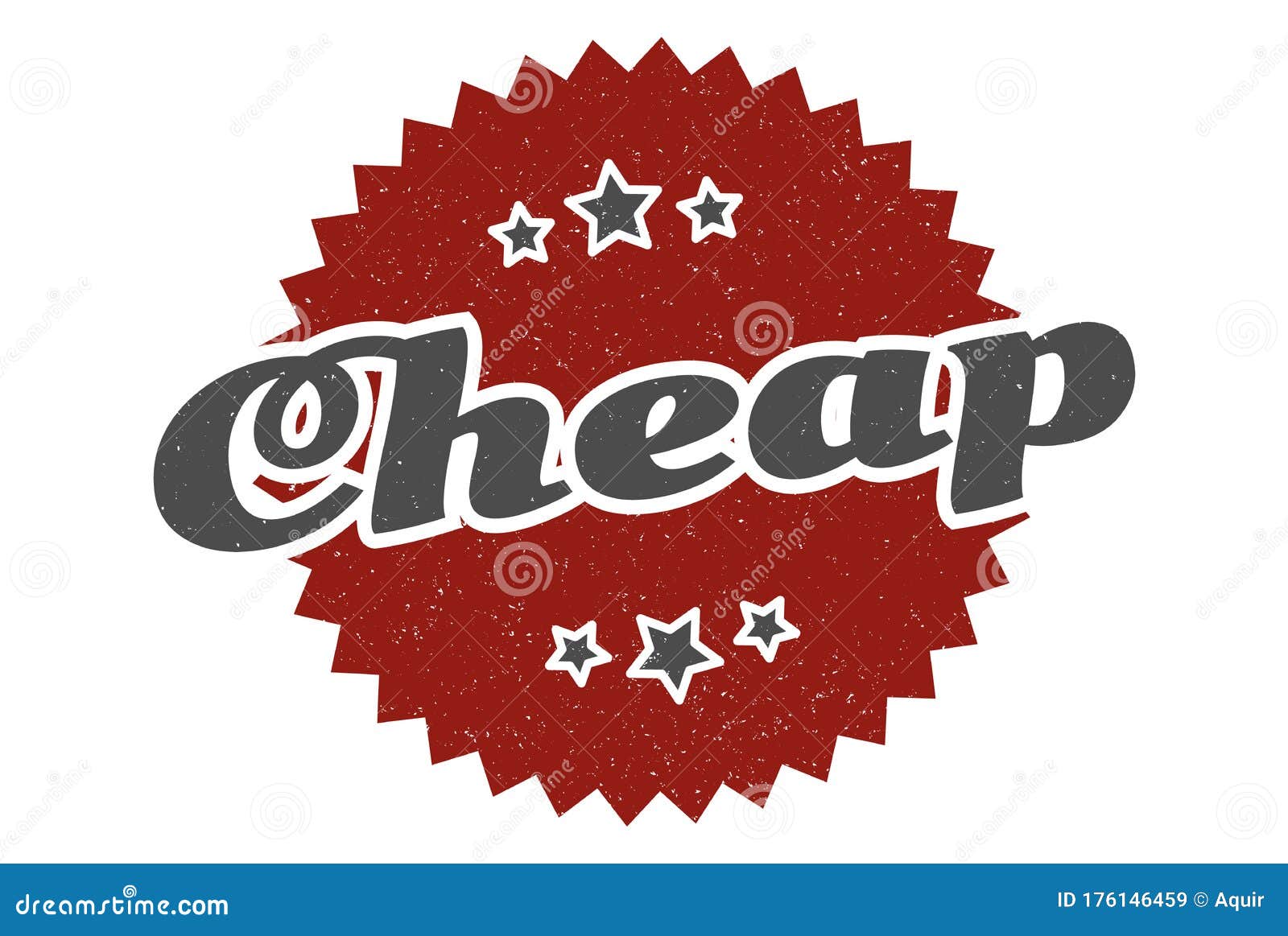 Cheap Sign. Cheap Vintage Retro Label Stock Vector - Illustration of ...