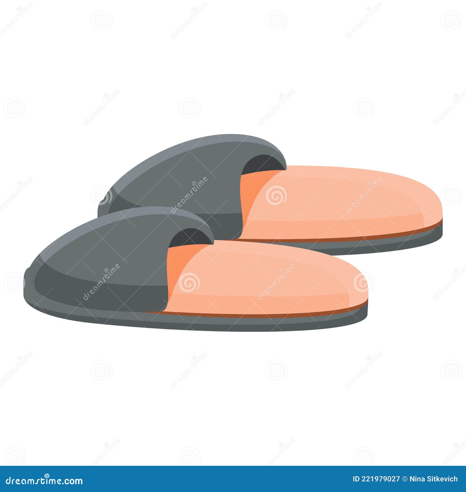 Cheap Slippers Icon, Cartoon Style Stock Vector - Illustration of ...