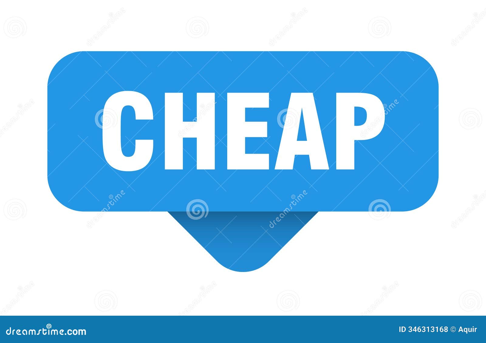 Cheap Sticker. Cheap Sign on Transparent Background Stock Vector ...
