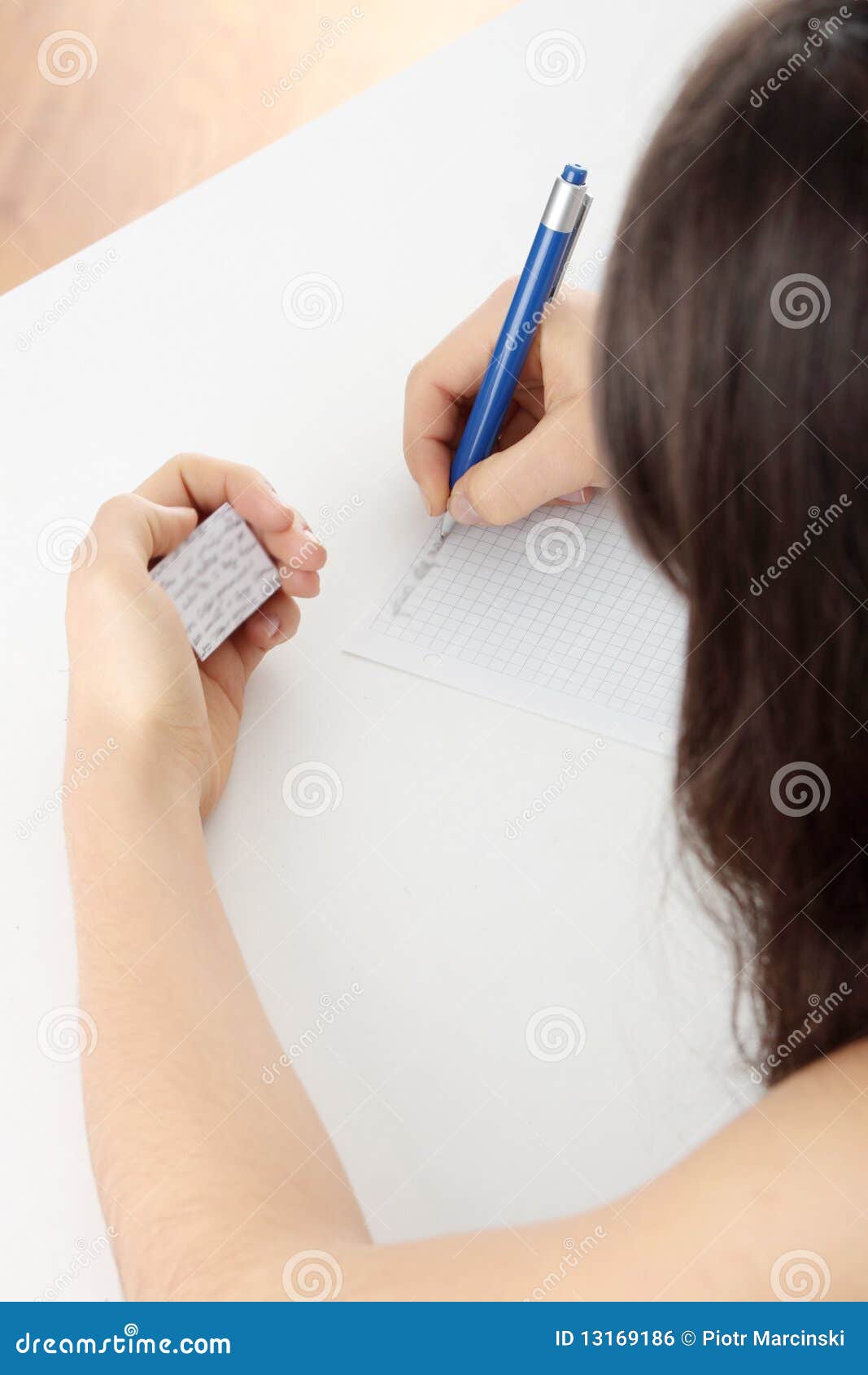 Cheating stock photo. Image of class, female, hands, lifestyle - 13169186