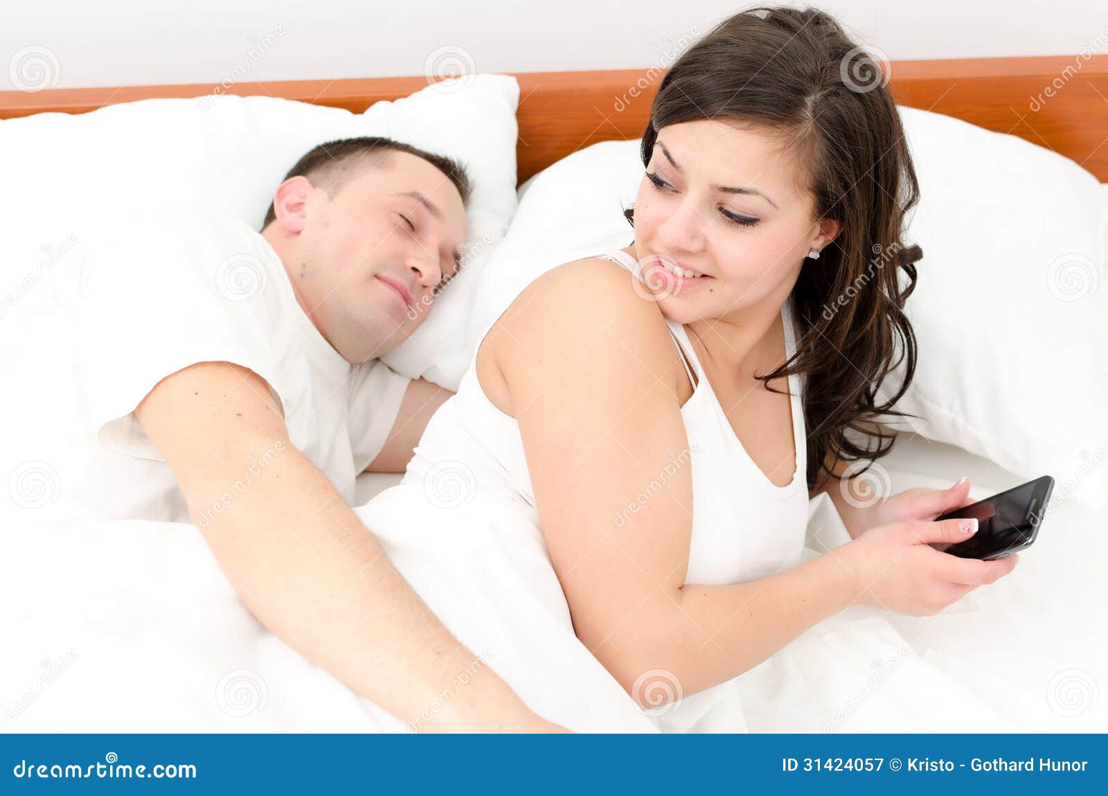 Cheating her man stock image. Image of dishonesty, attractive - 31424057