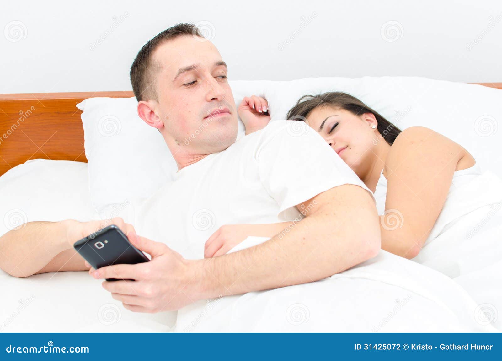 Cheating his wife stock photo. Image of husband, looking - 31425072