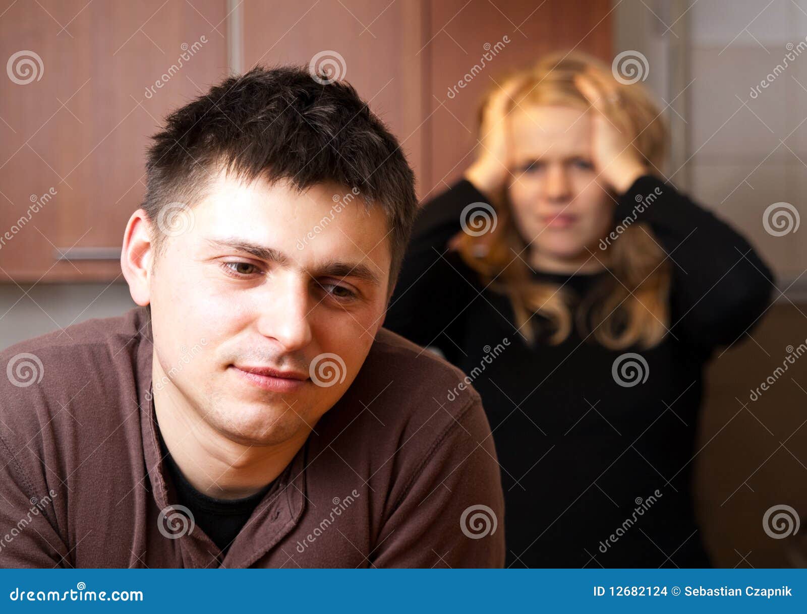 Cheating husband stock photo. Image of conflicted, explain - 12682124