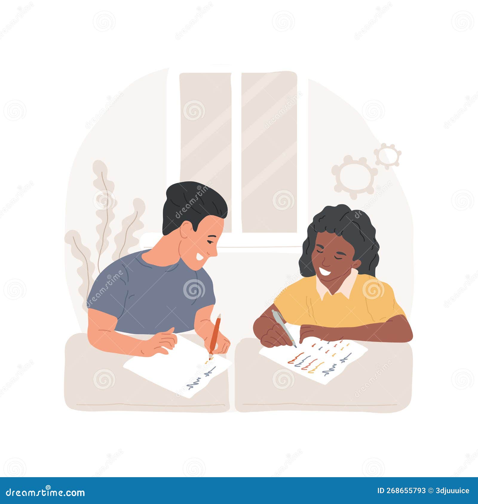 Cheating Isolated Cartoon Vector Illustration. Stock Vector ...