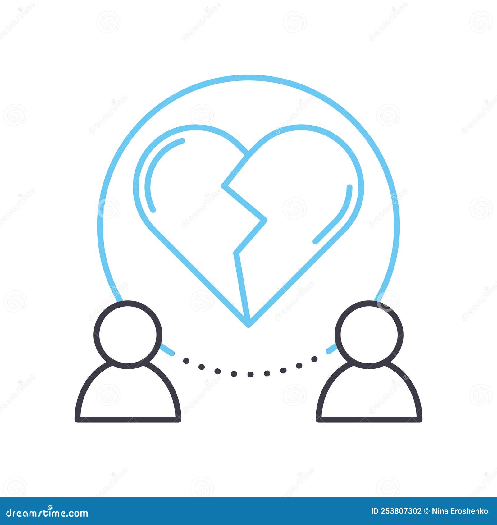 Cheating Line Icon, Outline Symbol, Vector Illustration, Concept Sign ...