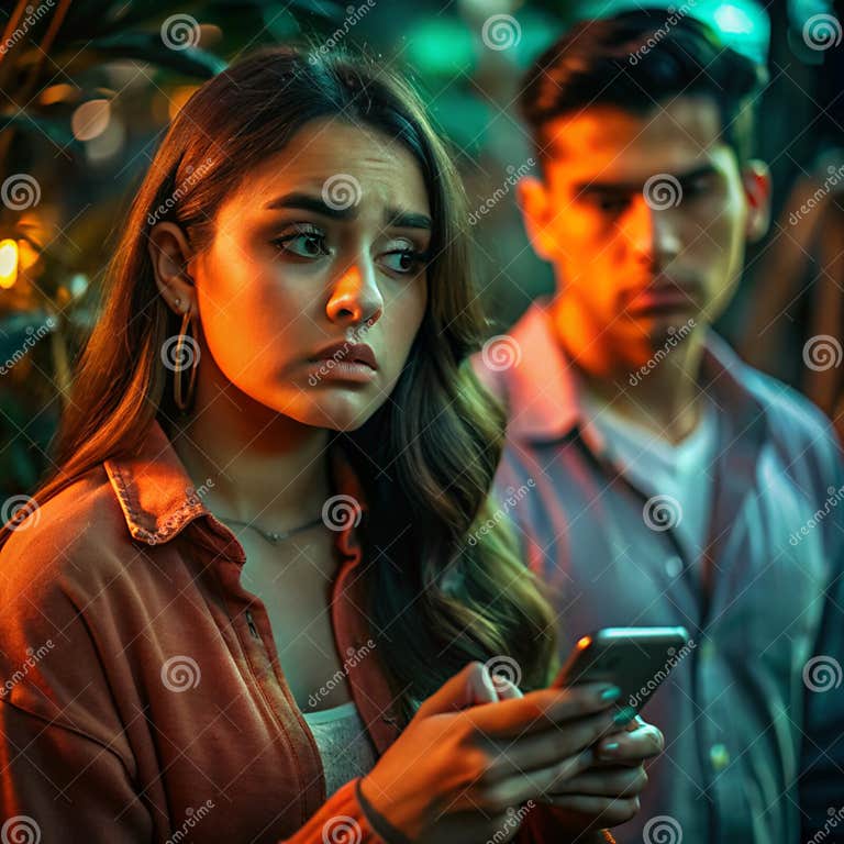 Cheating with Other Guy Generative Ai Stock Illustration - Illustration ...