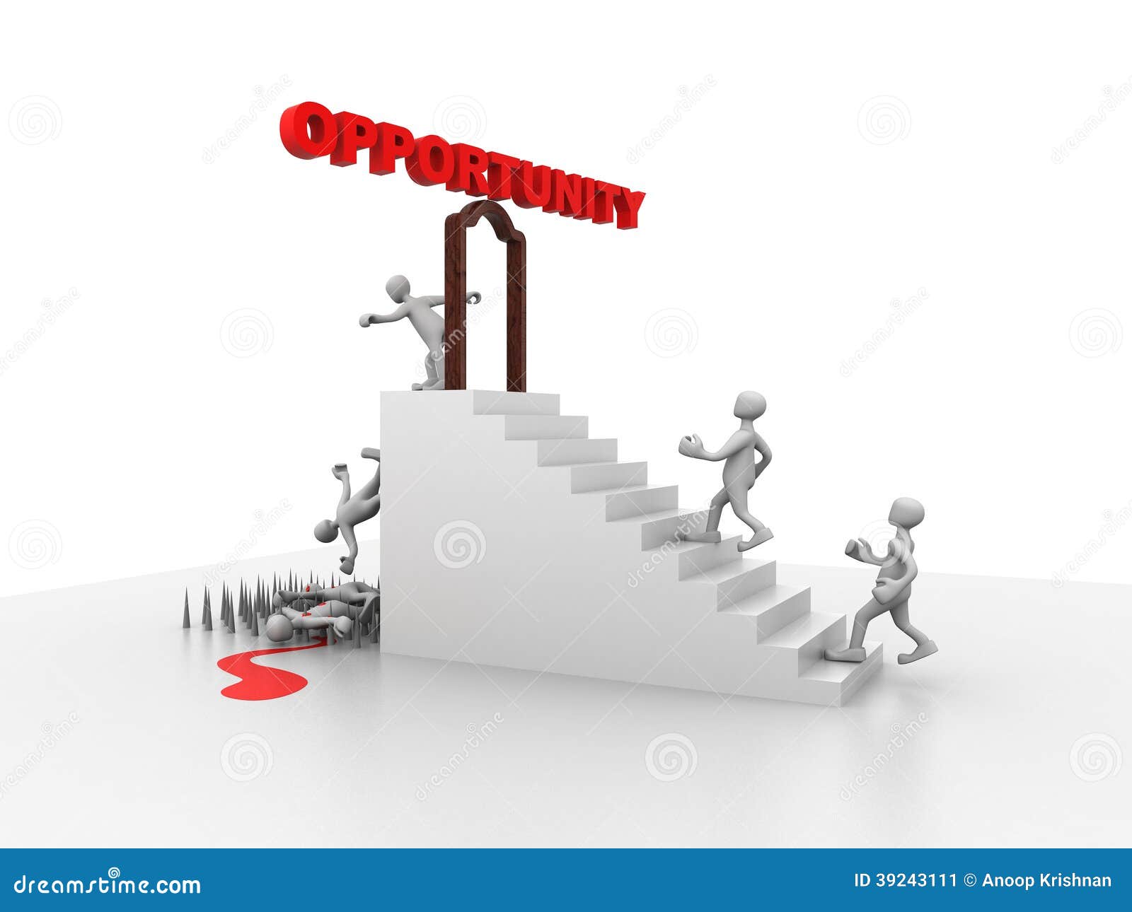 Cheating People in the Name of Opportunities Stock Illustration ...