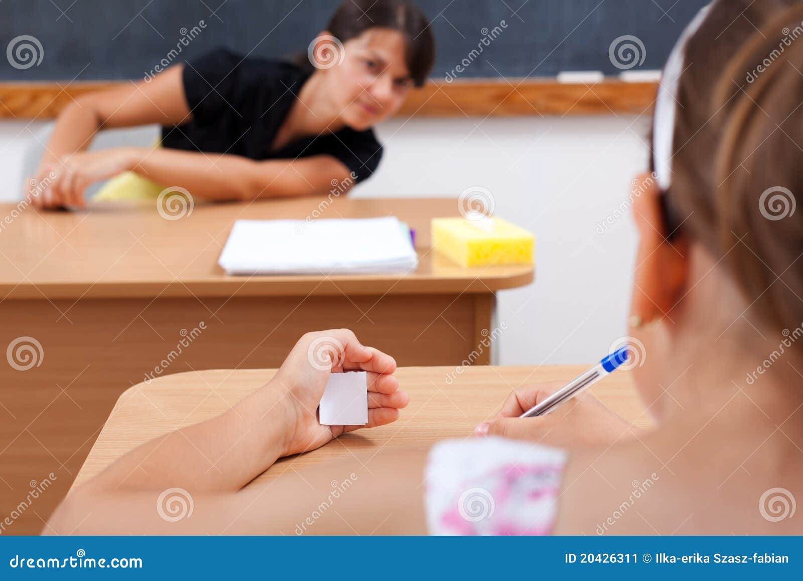 Cheating student stock image. Image of cheating, learner - 20426311