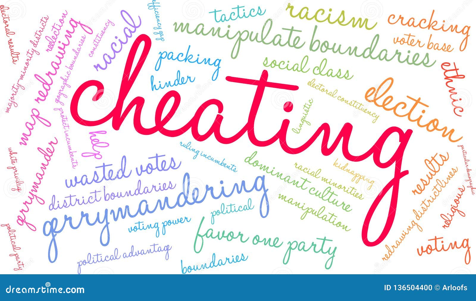 Cheating Word Cloud stock vector. Illustration of discrimination ...