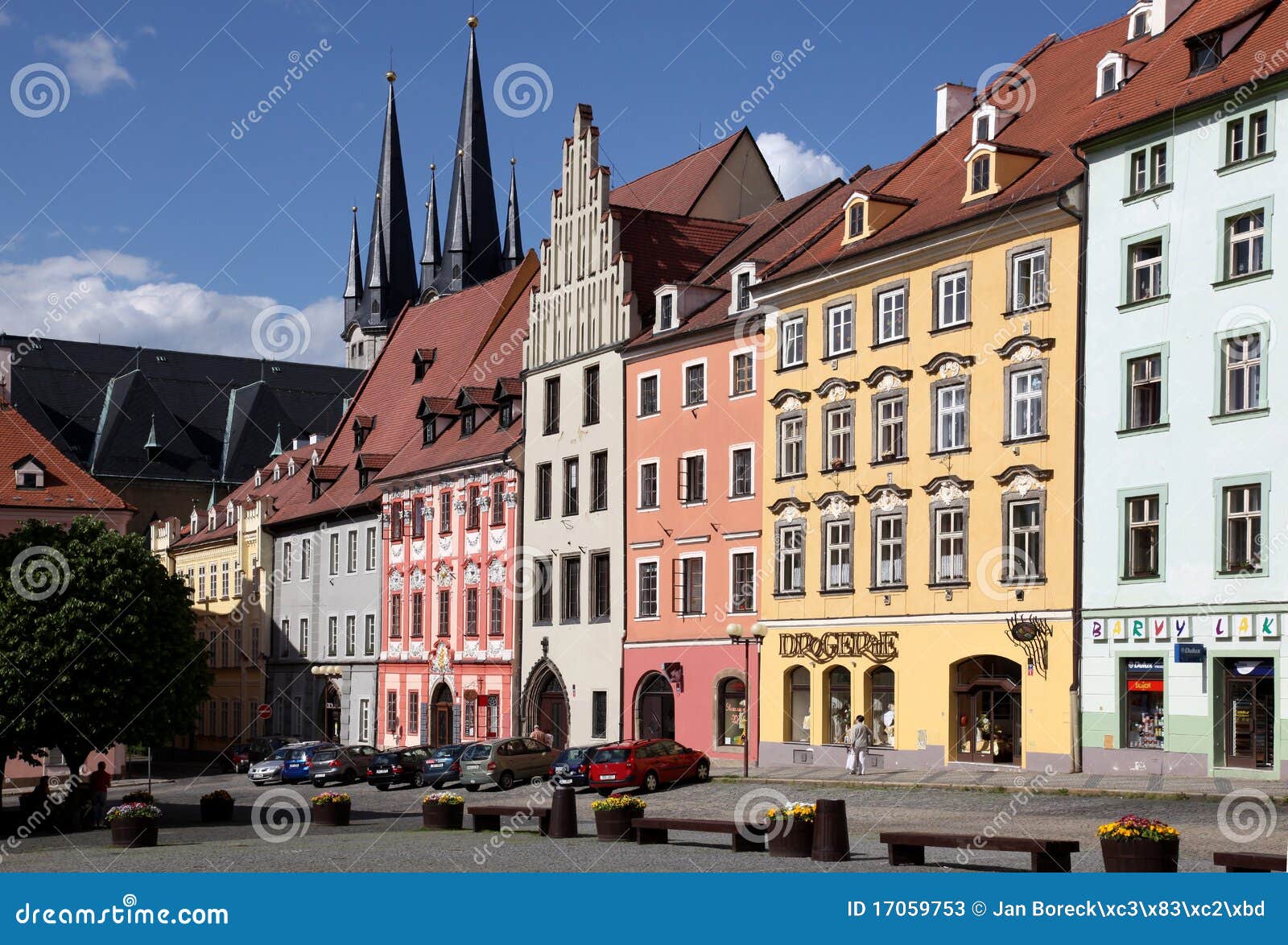 Cheb editorial stock photo. Image of houses, republic - 17059753