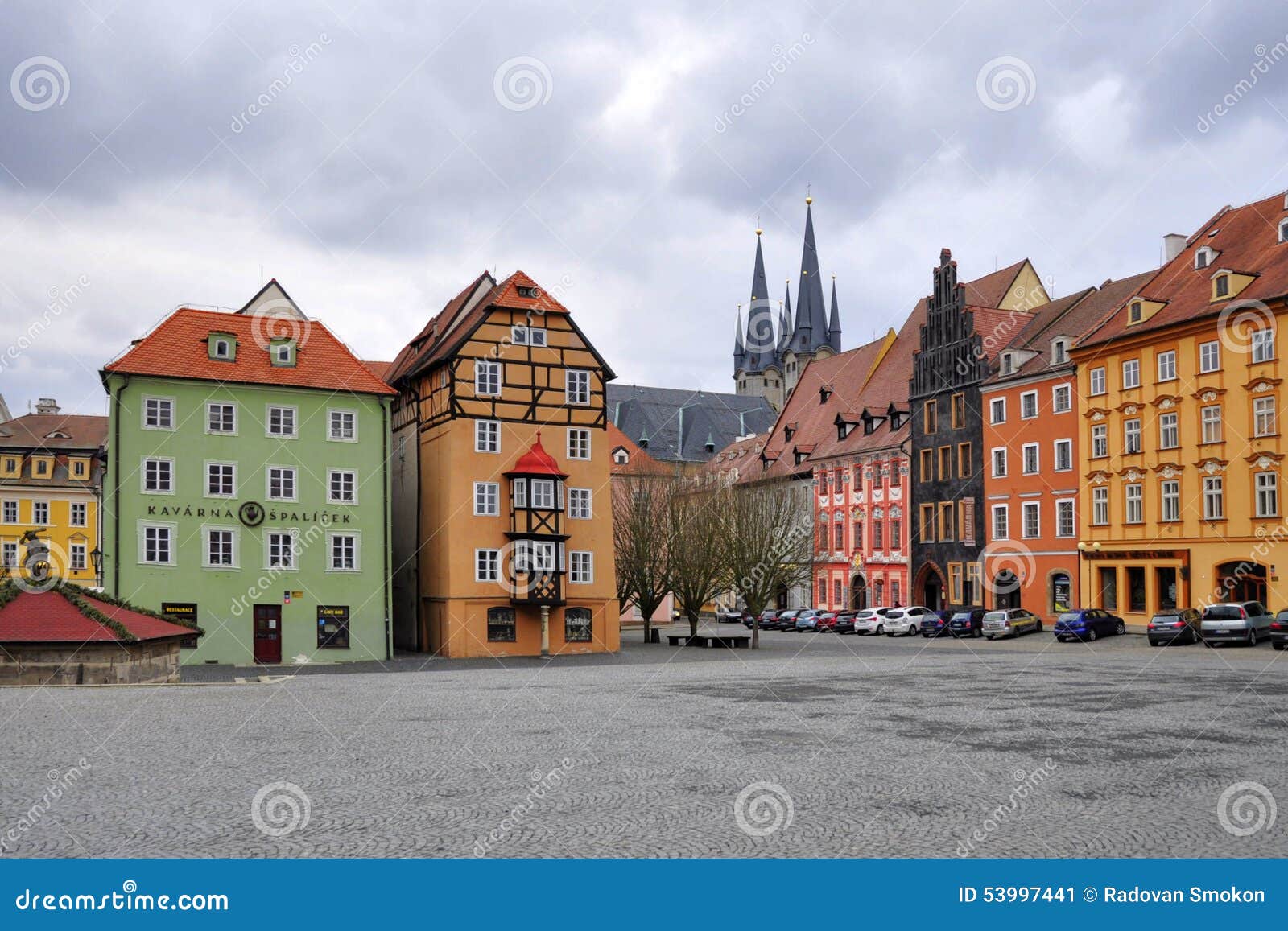 Cheb town editorial photo. Image of building, alley, house - 53997441