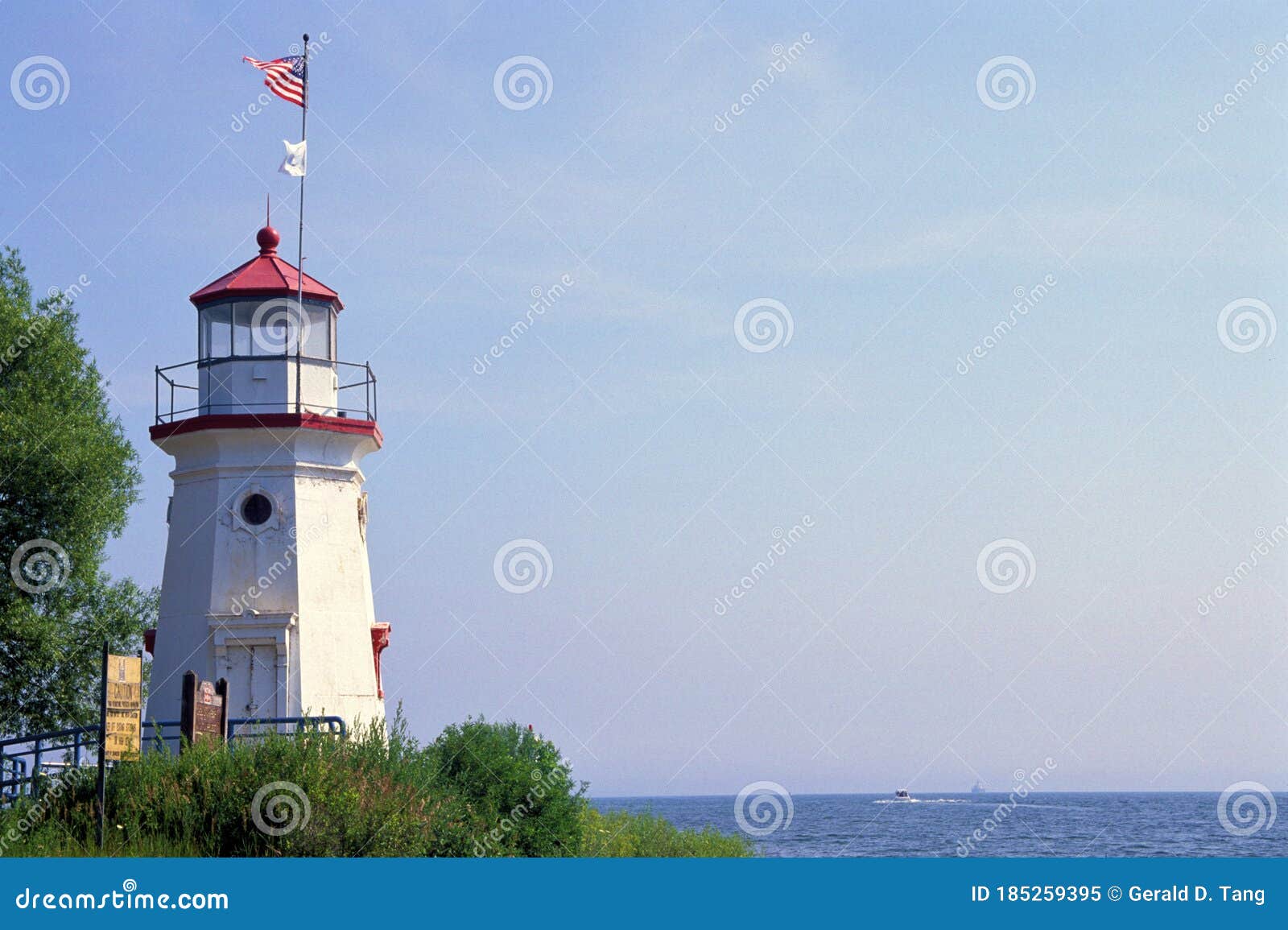 Cheboygan Crib Light 59042 stock image. Image of great - 185259395