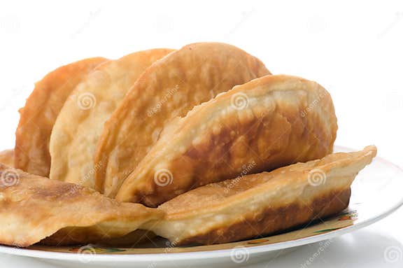 Cheburek stock image. Image of meat, fast, baked, vegetarian - 7422285