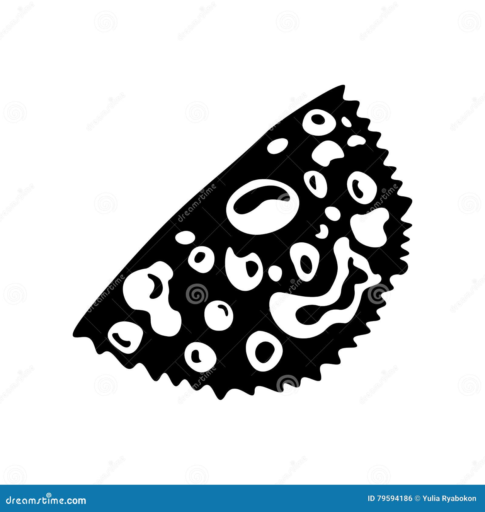 Cheburek with Meat Icon, Simple Style Stock Vector - Illustration of ...