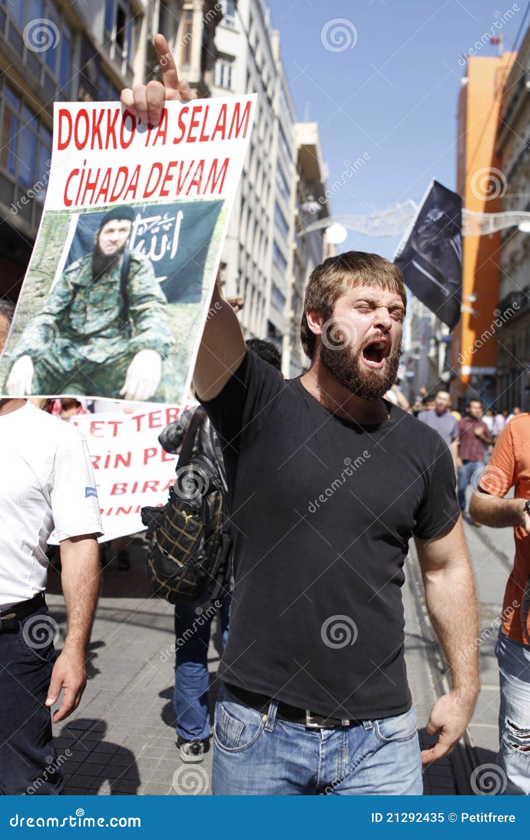 Chechen Protest in Istanbul,Turkey Editorial Image - Image of russia ...