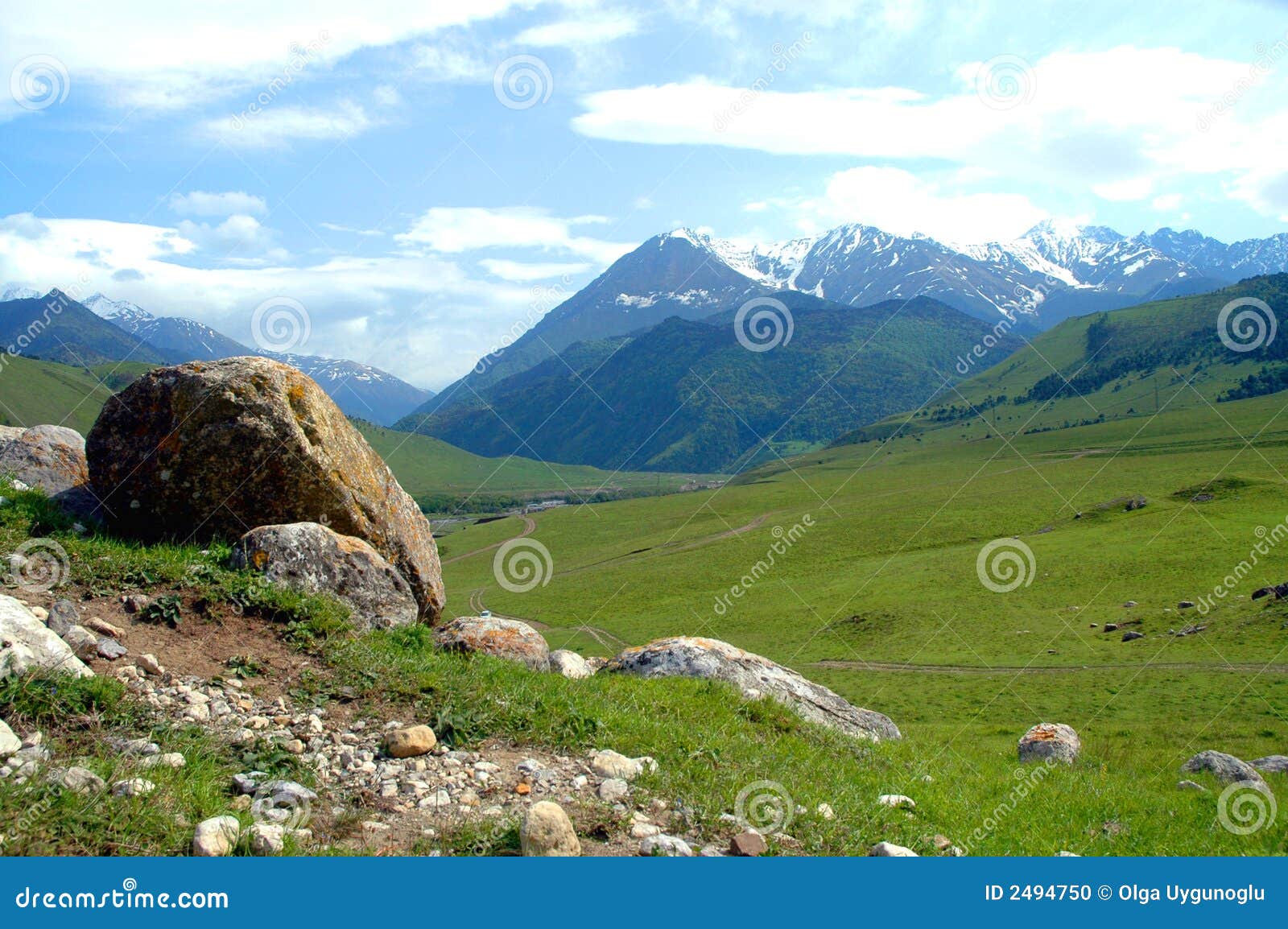 Chechnya stock photo. Image of building, blue, farm, landscape - 2494750