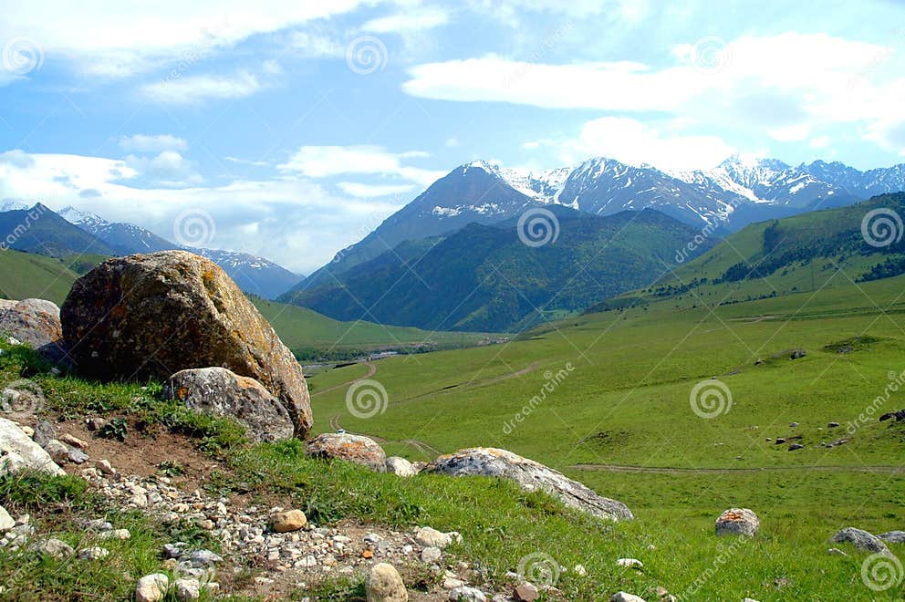Chechnya stock photo. Image of building, blue, farm, landscape - 2494750