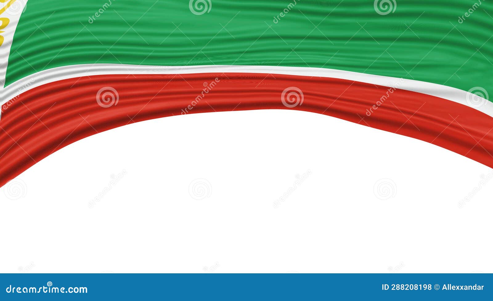 Chechnya Flag, National Flag, Modern Flag Stock Photo | CartoonDealer ...