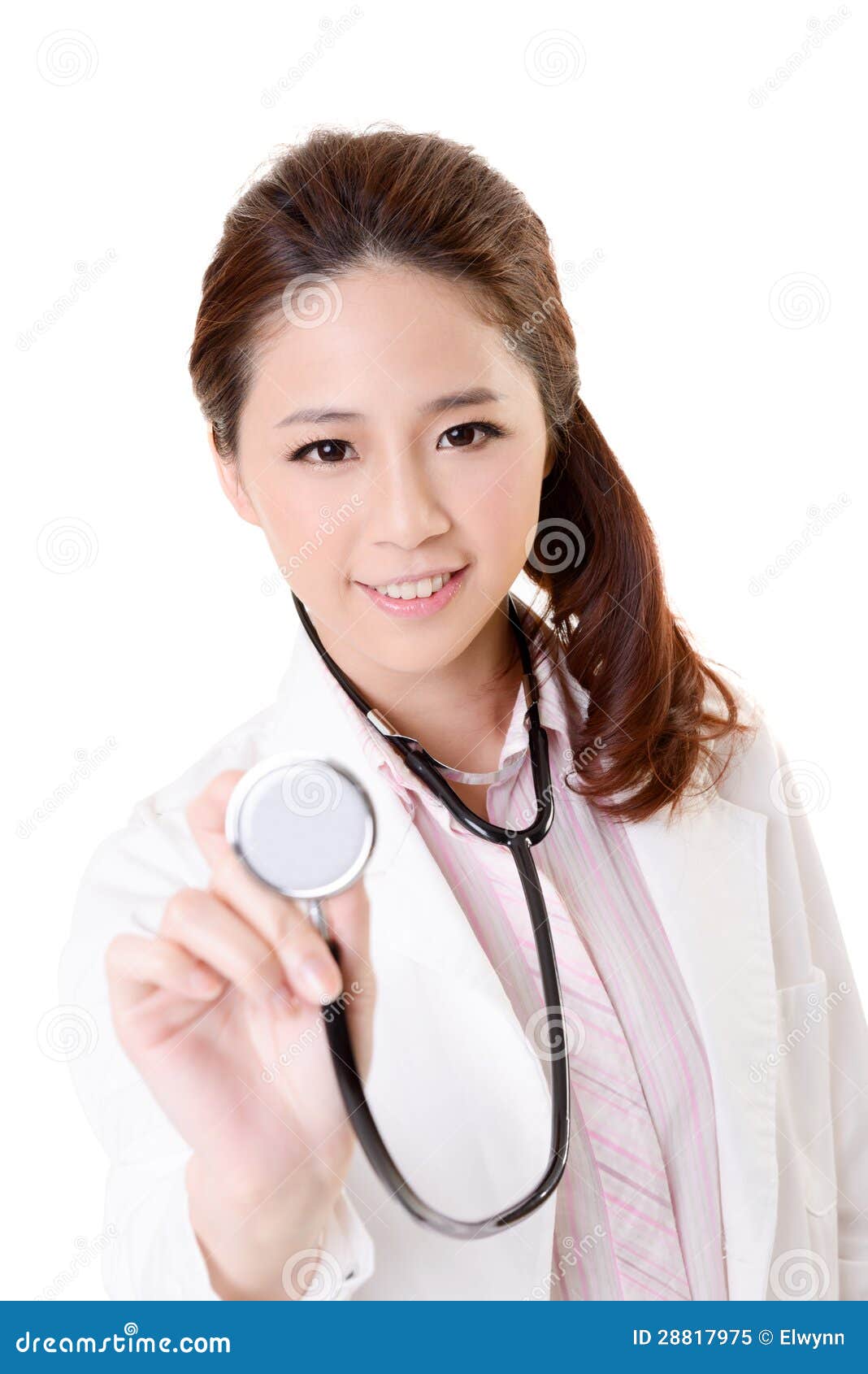 Check stock image. Image of friendly, isolated, doctor - 28817975