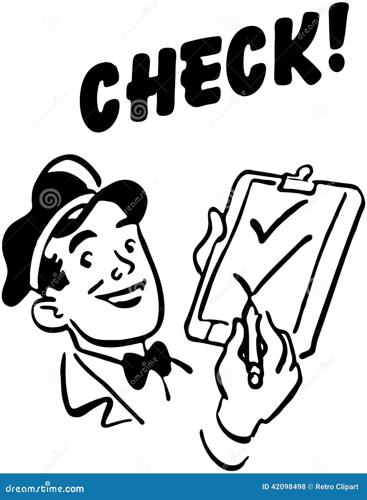 Check stock vector. Illustration of captains, clip, automotive - 42098498