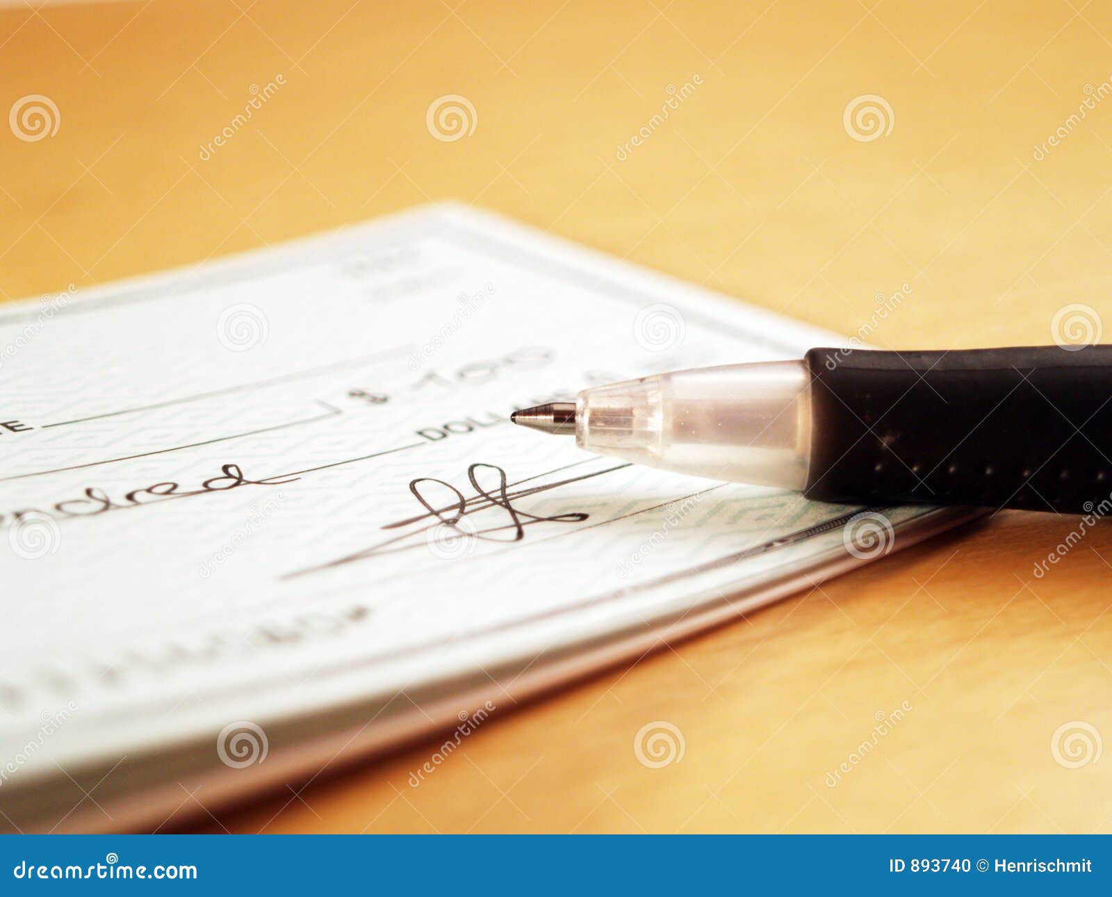 Check stock photo. Image of bank, bill, commerce, brown - 893740