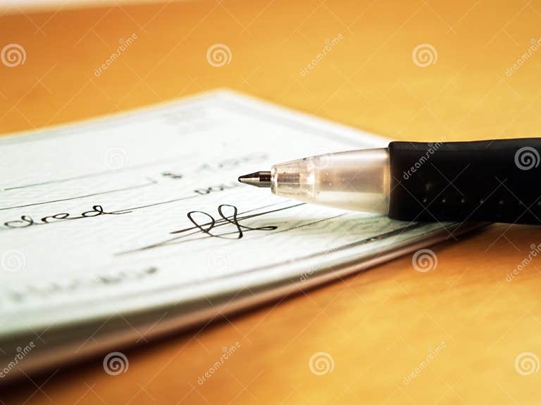 Check stock image. Image of banking, capital, brown, blurred - 893747