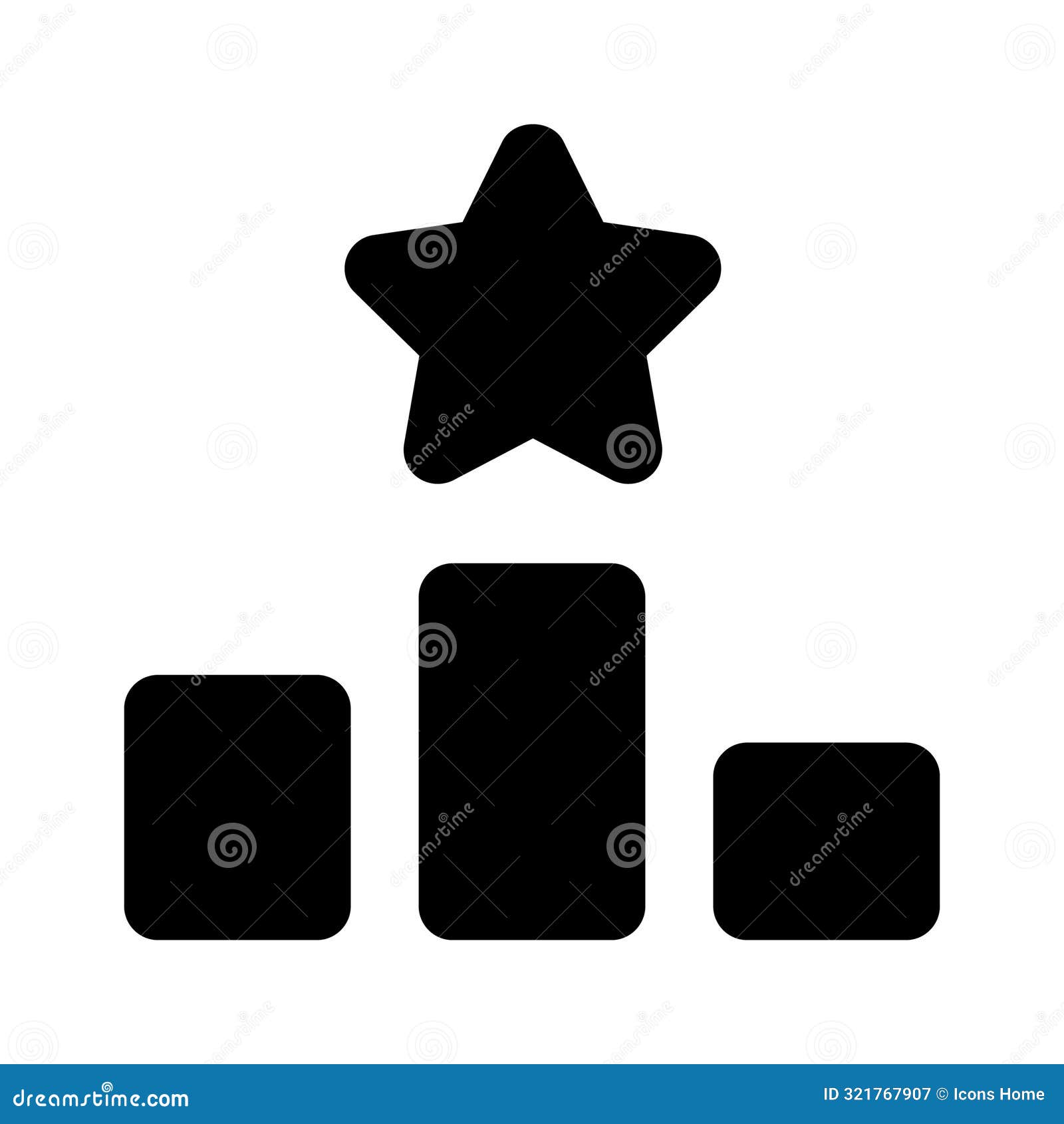 Check this Amazing Icon of Ranking in Modern Style Stock Vector ...