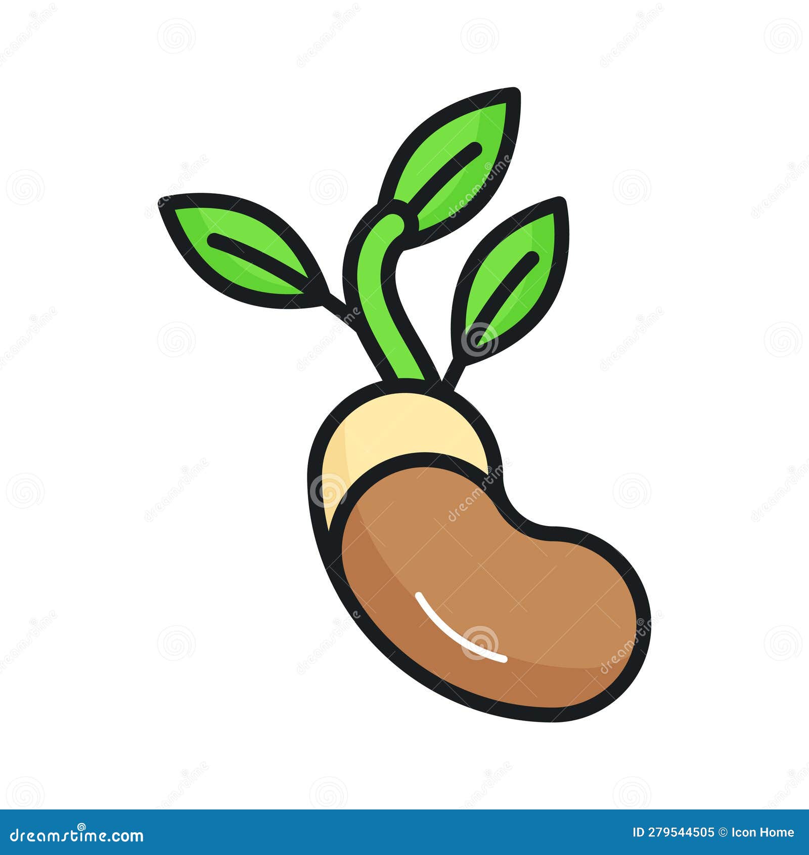 Check this Amazing Icon of Seed Sprouting in Modern Style, Easy To Use ...