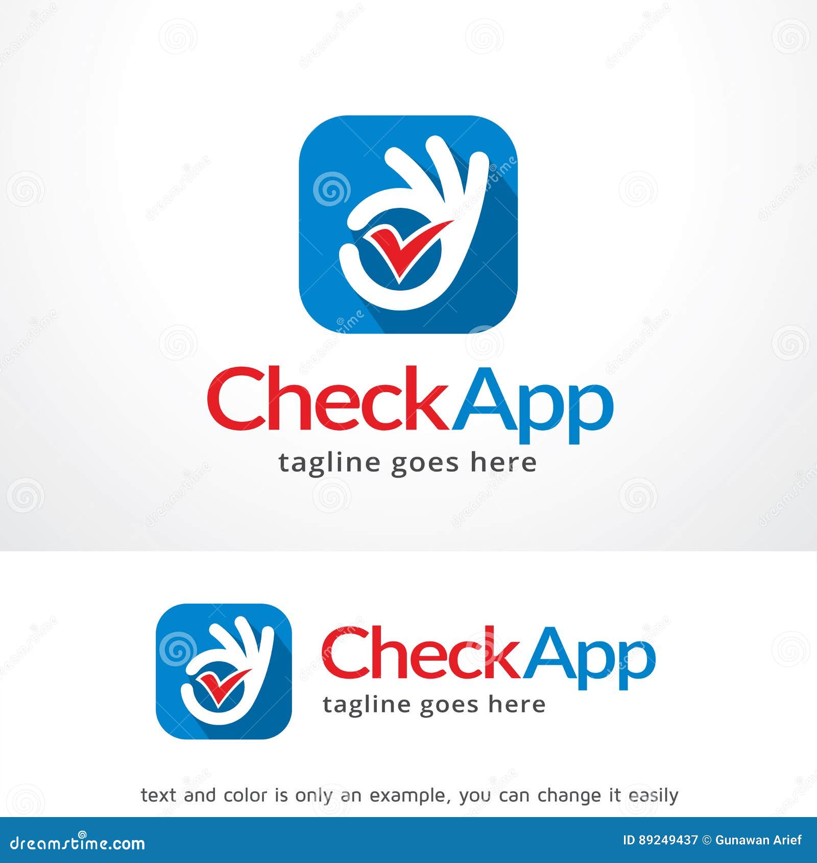 Check App Logo Template Design Vector, Emblem, Design Concept, Creative ...