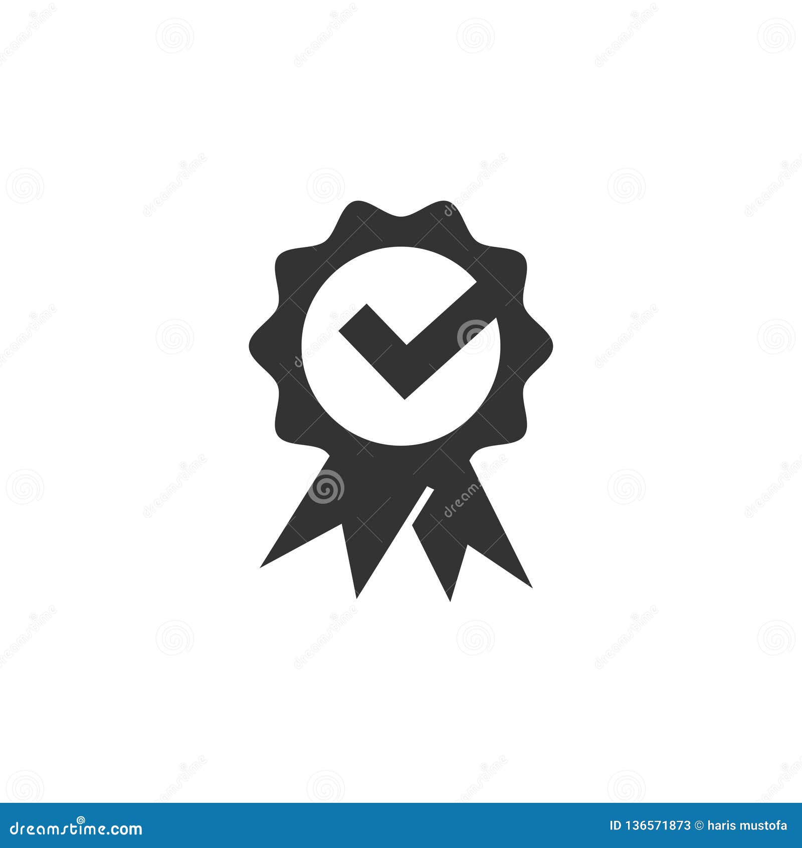 Check Approved Icon Graphic Design Template Vector Stock Vector ...