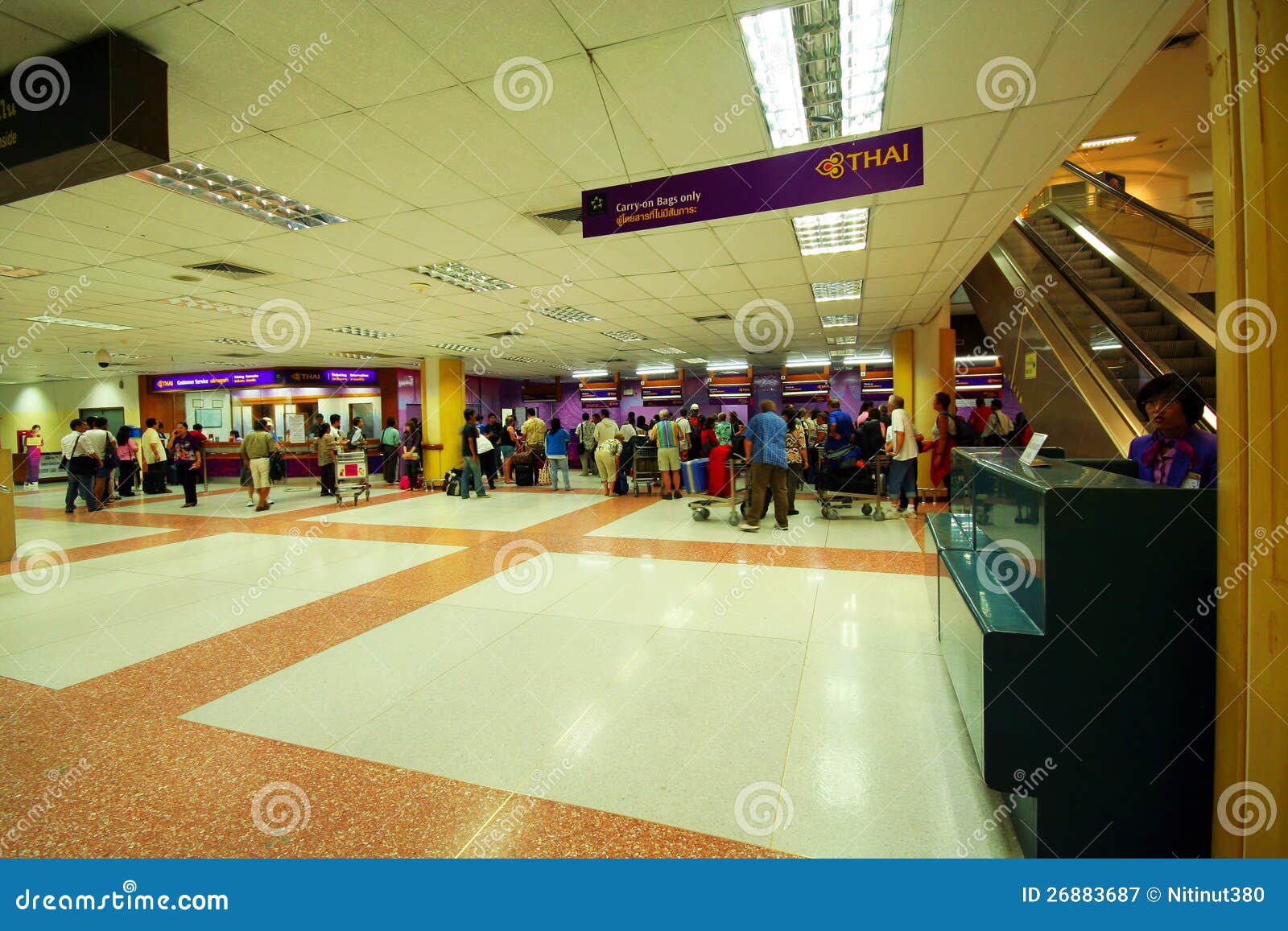 Check in area editorial photography. Image of moving - 26883687