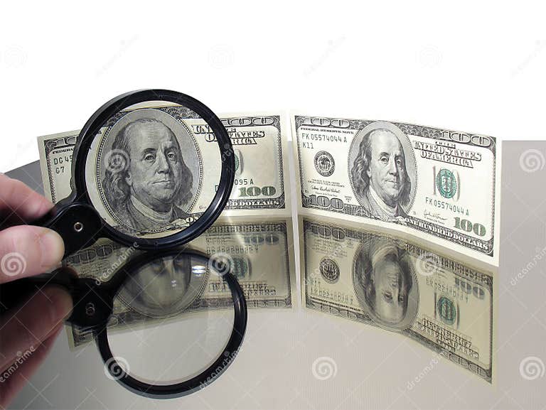 Check of Authenticity of Money Stock Image - Image of money, cash: 641115