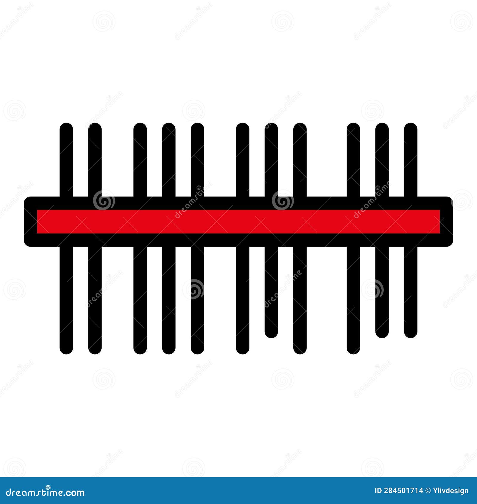 Check Barcode Icon Vector Flat Stock Illustration - Illustration of ...