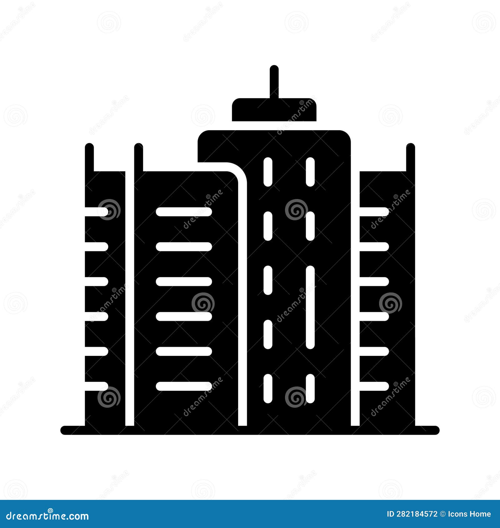 Check this Beautiful Building Icon in Trendy Style, Customizable Icon ...
