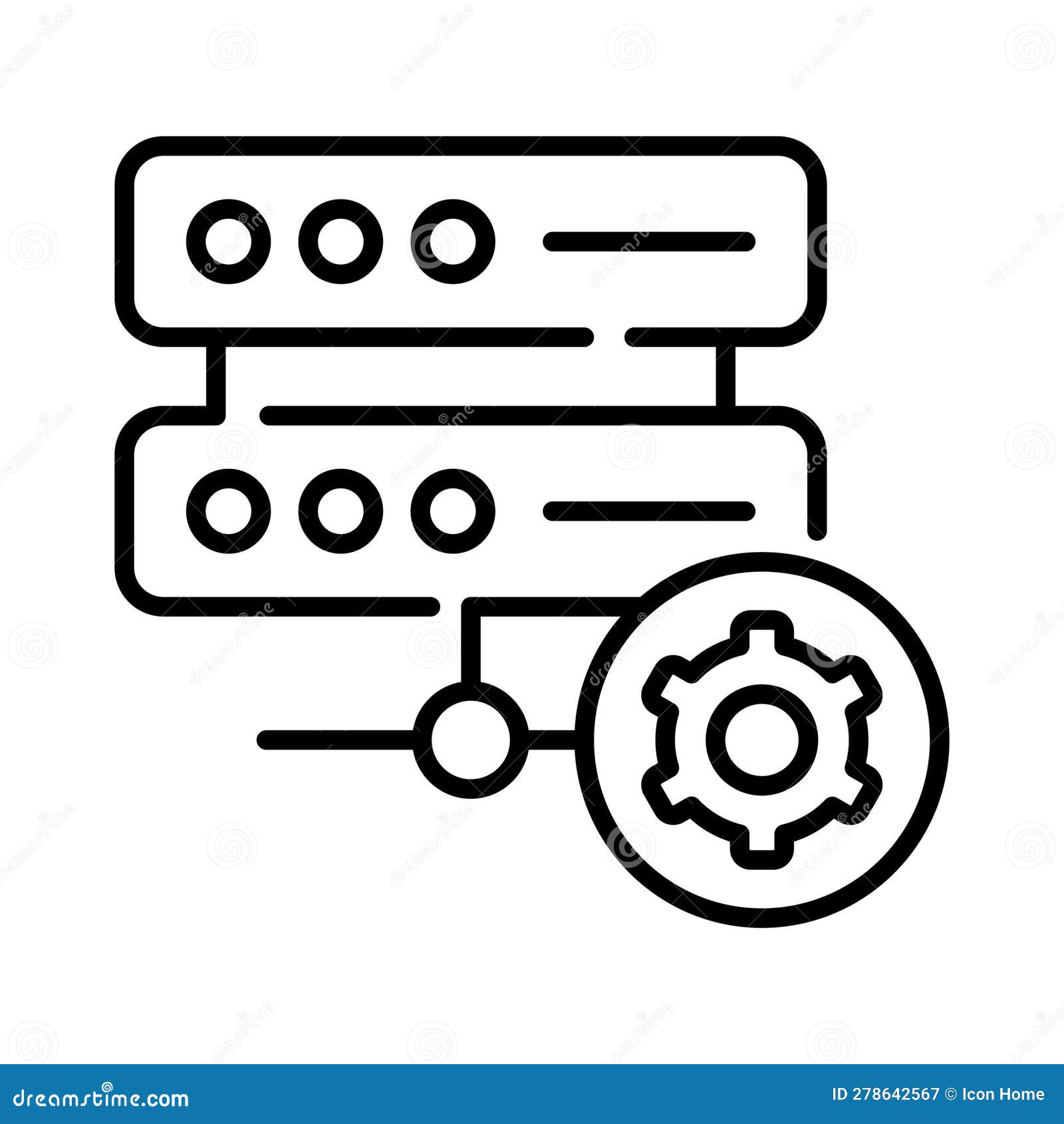 Check this Beautiful Designed Vector of Server Setting, Premium Icon ...