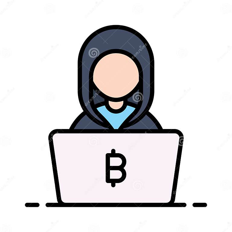 Check this Beautiful Vector of Bitcoin Hacker, Ready To Use Icon Stock ...