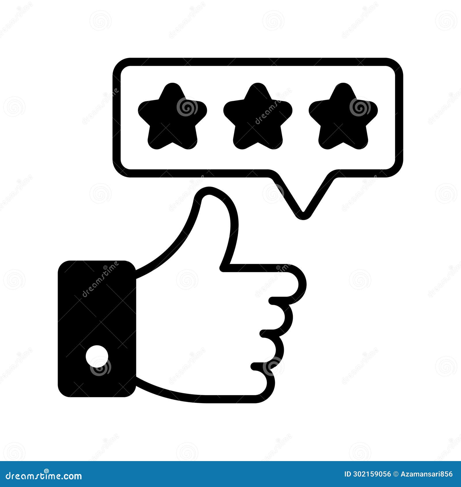 Check this Beautiful Vector of Feedback with Thumb Up Stock Vector ...
