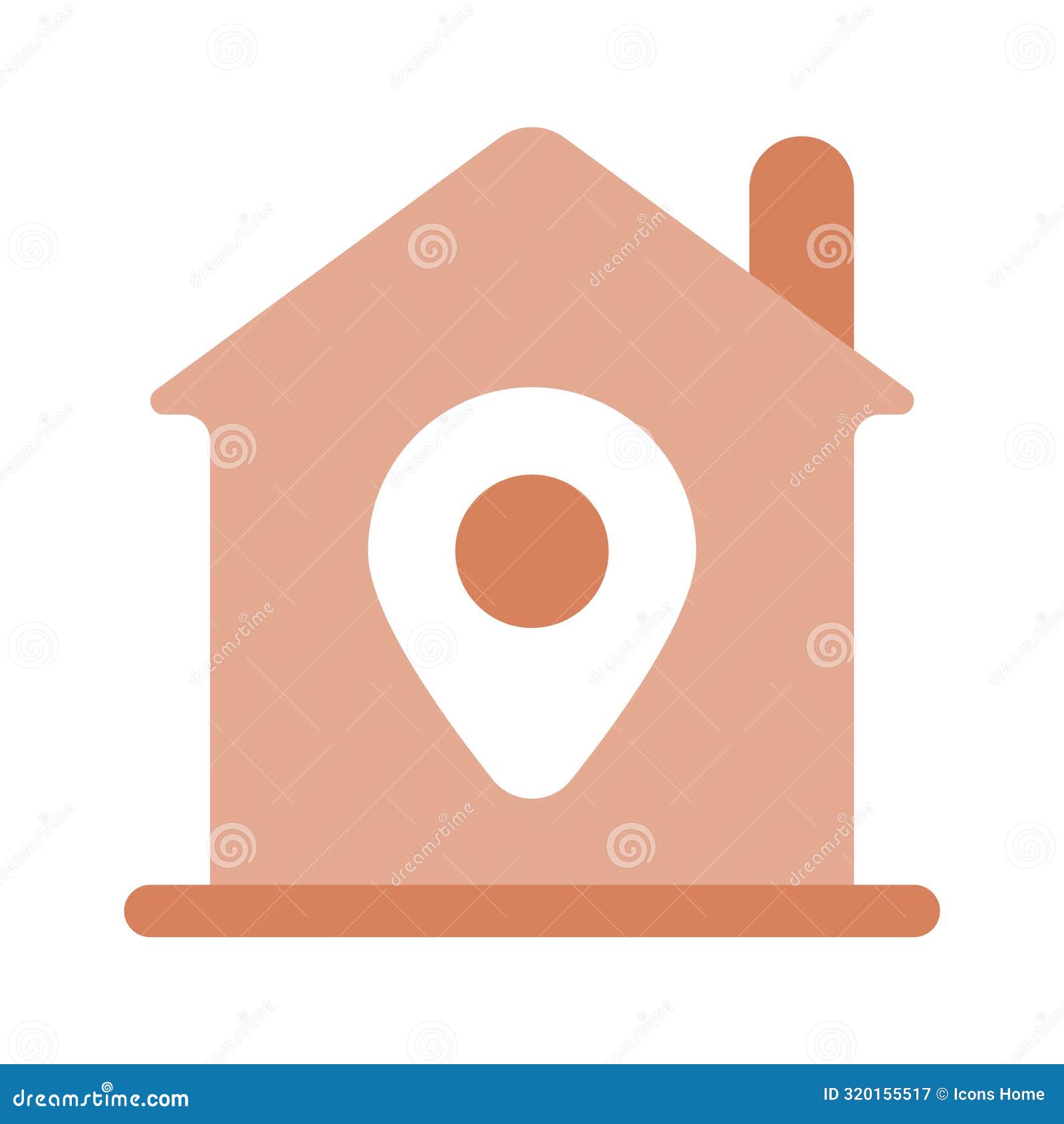 Check this Beautiful Vector of Home Location in Modern Style Stock ...