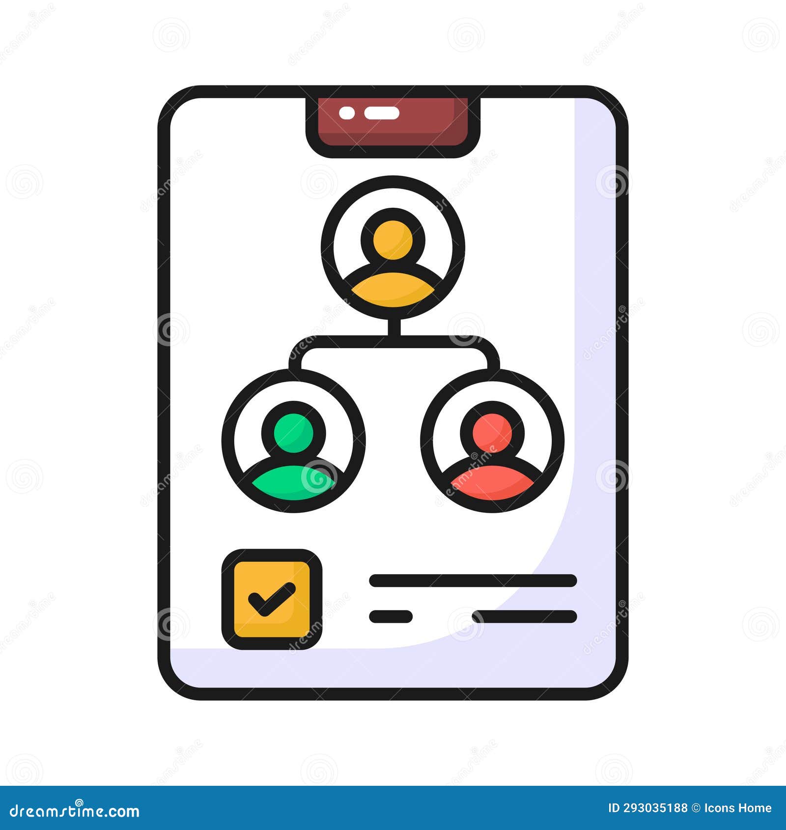 Check this Beautifully Designed Icon of Approved Team in Trendy Style ...